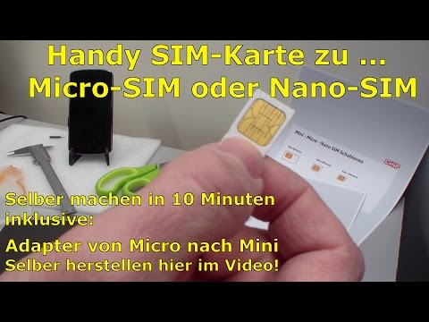 Was gibt es für Sim-Karten und welche Formate sind auf dem Markt?